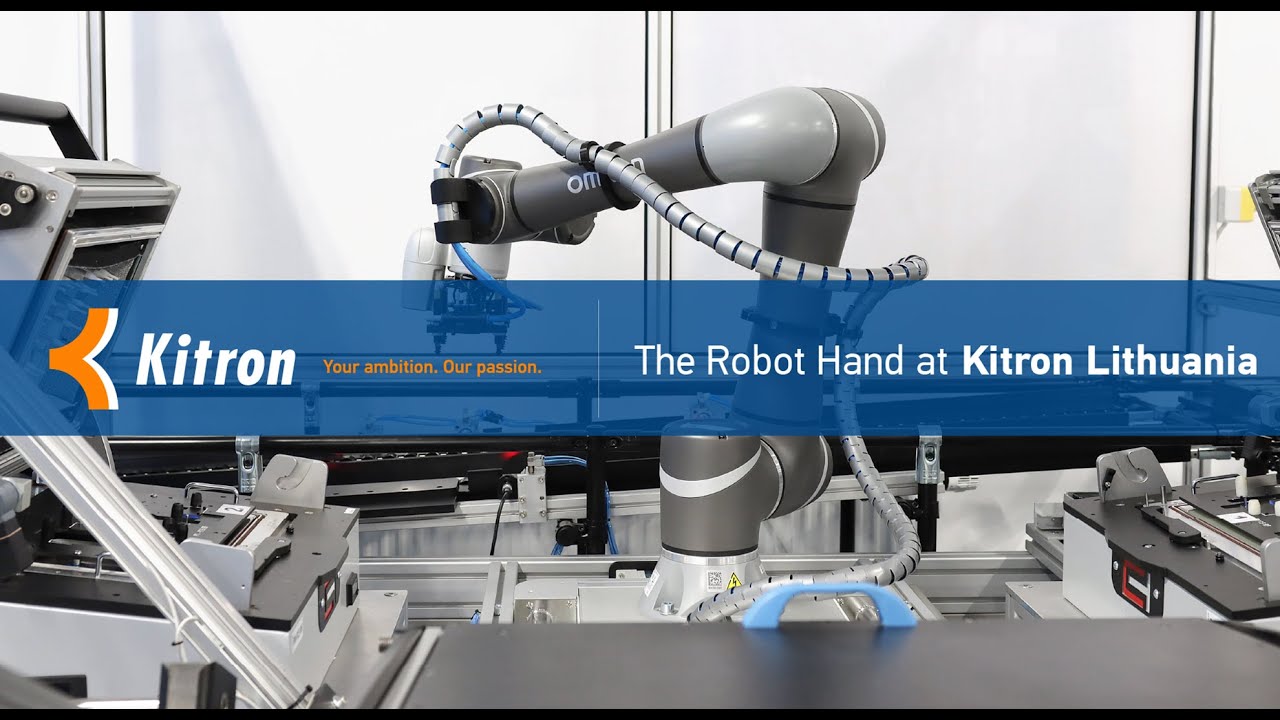 From manual to automation solutions – the robot hand at Kitron Lithuania | Kitron Group