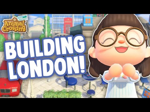 Building a British Themed Bakery! Animal Crossing New Horizons Speed Build!🥐