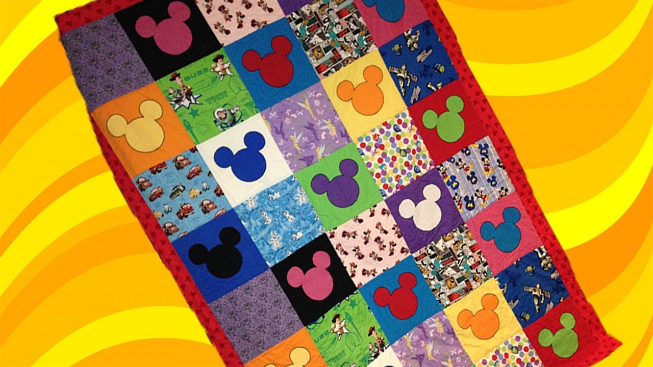 Disney Quilt Using Cricut Explore