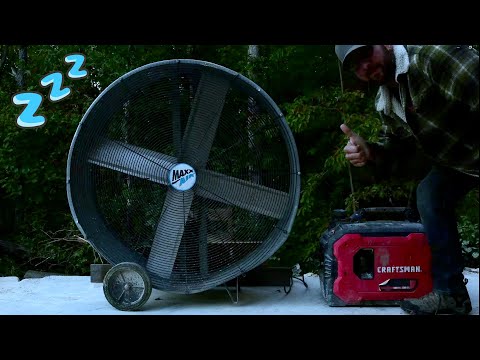 Relaxing Generator FAN SOUND Dark Screen 10 hours