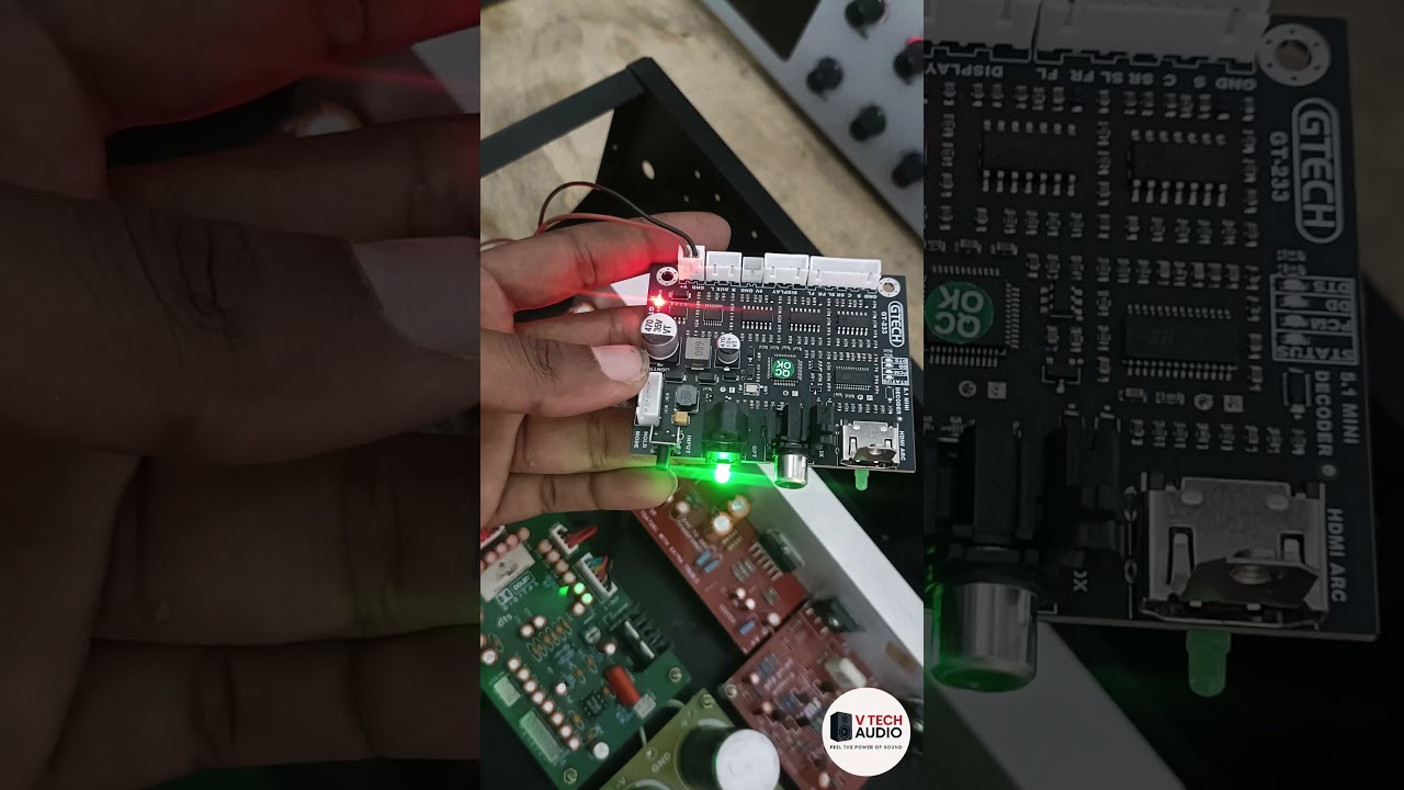 GT-233 Decoder #gtech #vtechaudios #tiruppur #amplifier #hometheater #audioamplifier #hdmi #dolbydts