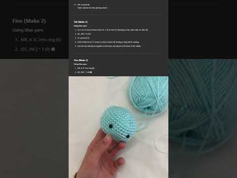 Can ChatGPT write crochet pattern? #crochet #chatgpt #crochetchallenge #crochetwhale #whale #ai