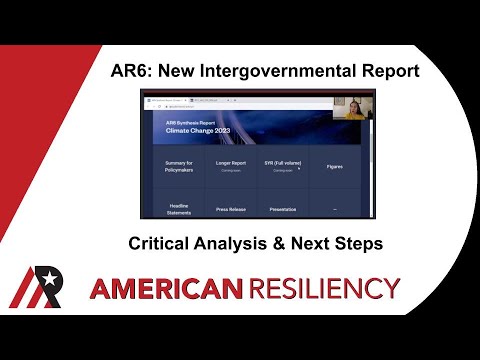 AR6: New Intergovernmental Report