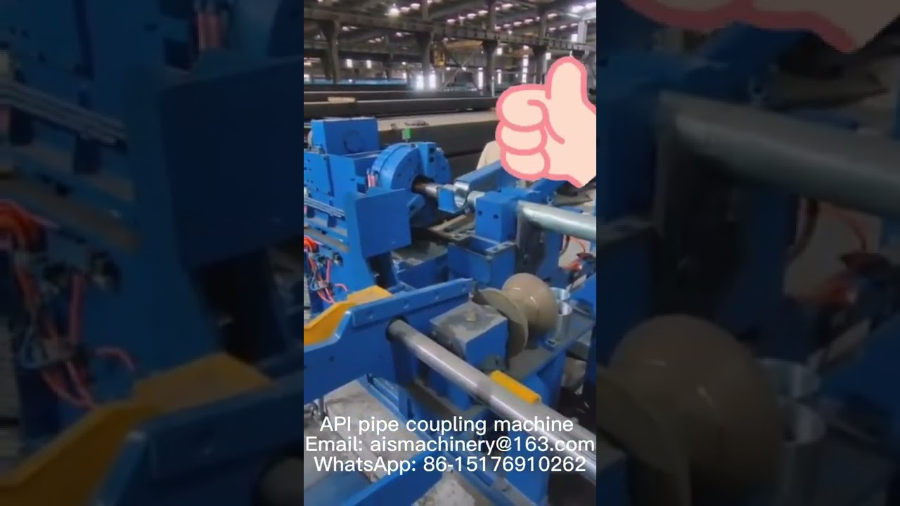 API 5CT API 5L casing 1pipe Coupling StarterScrew On and Drift Machines for Oil & Gas Industry