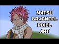 NATSU DRAGNEEL Pixel Art [FAIRY TAIL] Minecraft Map