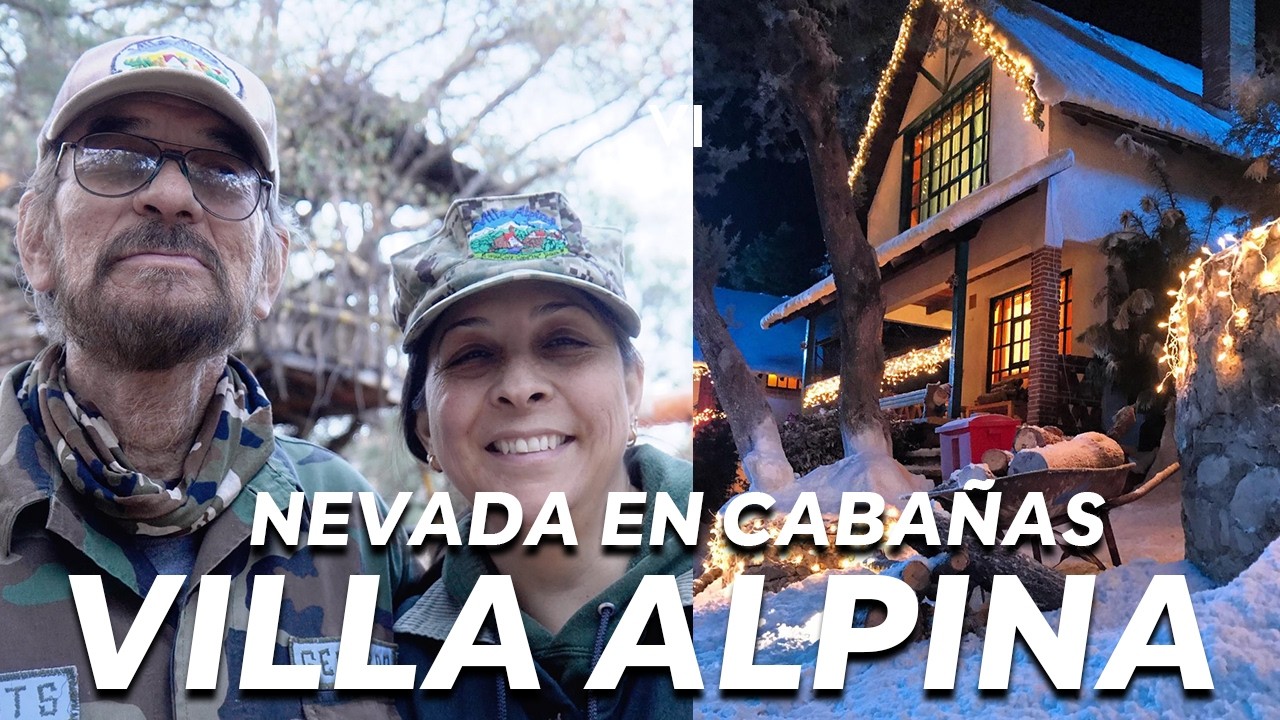 ASÍ se VIVE en las CABAÑAS de NIEVE en SONORA😱❄️ | La experiencia que NUNCA imaginé | VILLA ALPINA