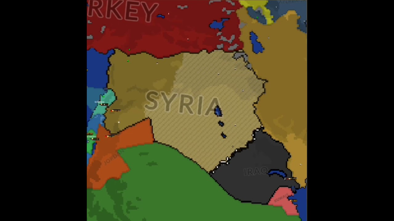 Syria vs Iraq (2025 year) #history #mapguide #map #geographythroughmaps #geography #mapping