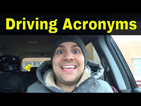 11 Driving Acronyms You NEED To Know