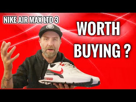NIKE AIR MAX LTD 3 WHITE BLACK RED (AFFORDABLE SNEAKERS) YOU MUST TRY!