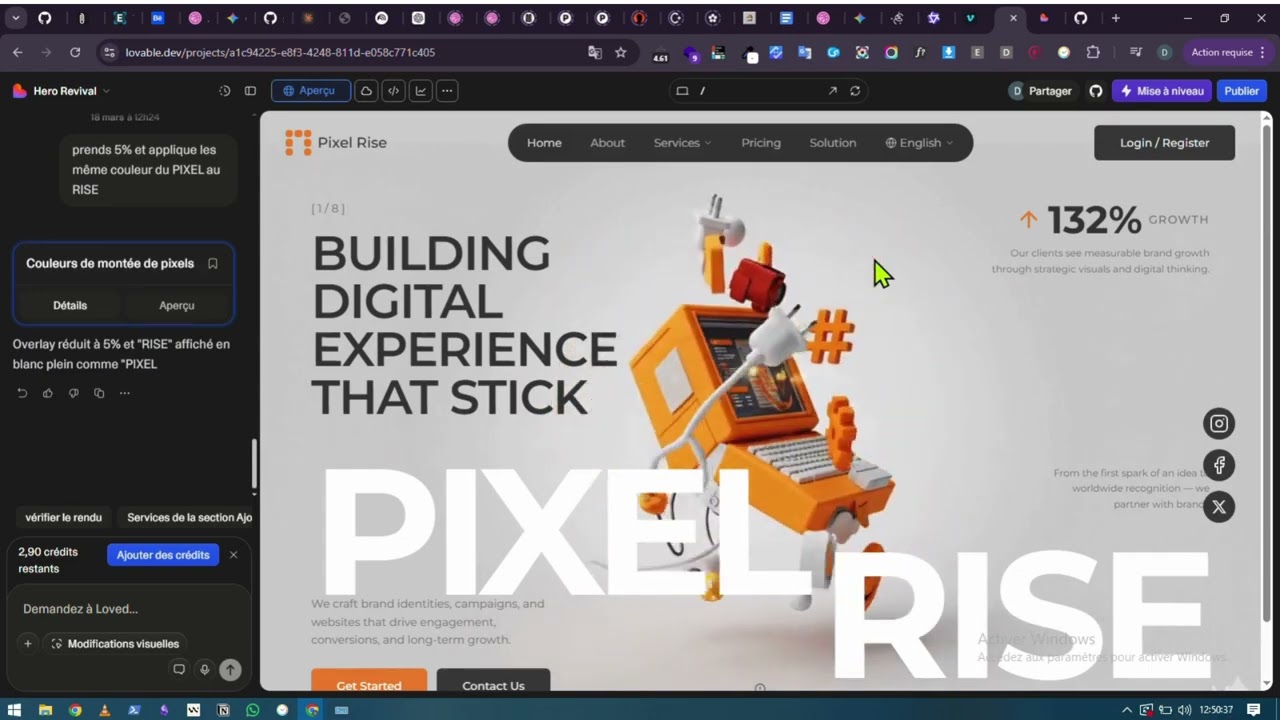 ⚡️ Cloning a Dribbble Design in 10 Mins using AI (Day 1)