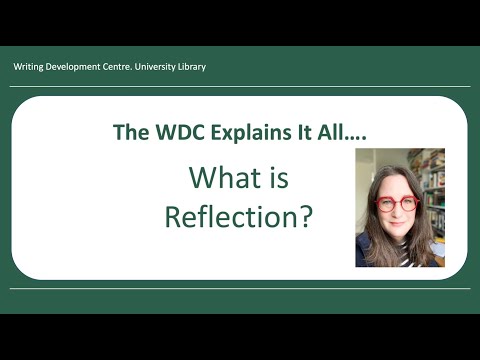 The WDC explains... What is reflection?