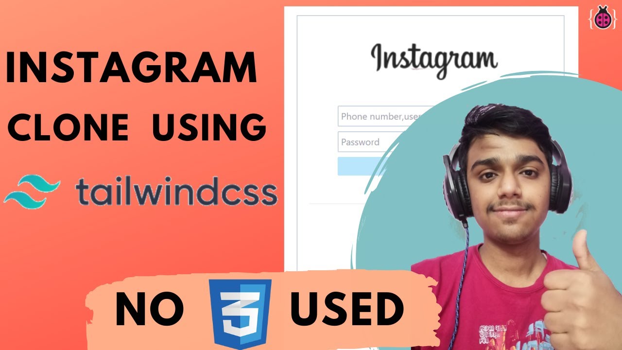 Using Tailwind CSS to create Instagram clone