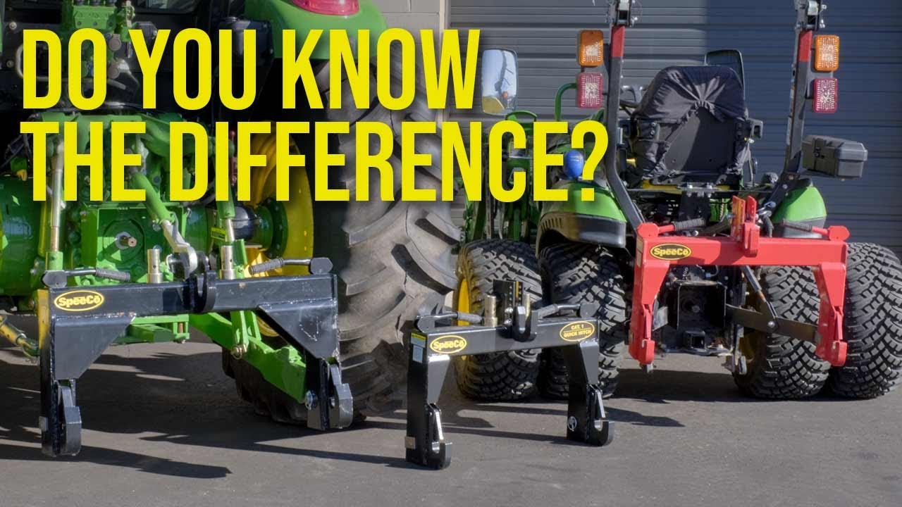 WHAT QUICK HITCH DO YOU NEED? CAT 1 VS CAT 2 QUICK HITCHES 🚜