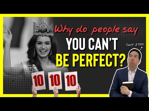 CAN YOU BE PERFECT? ~ What does the BIBLE say? (Watch until the end)
