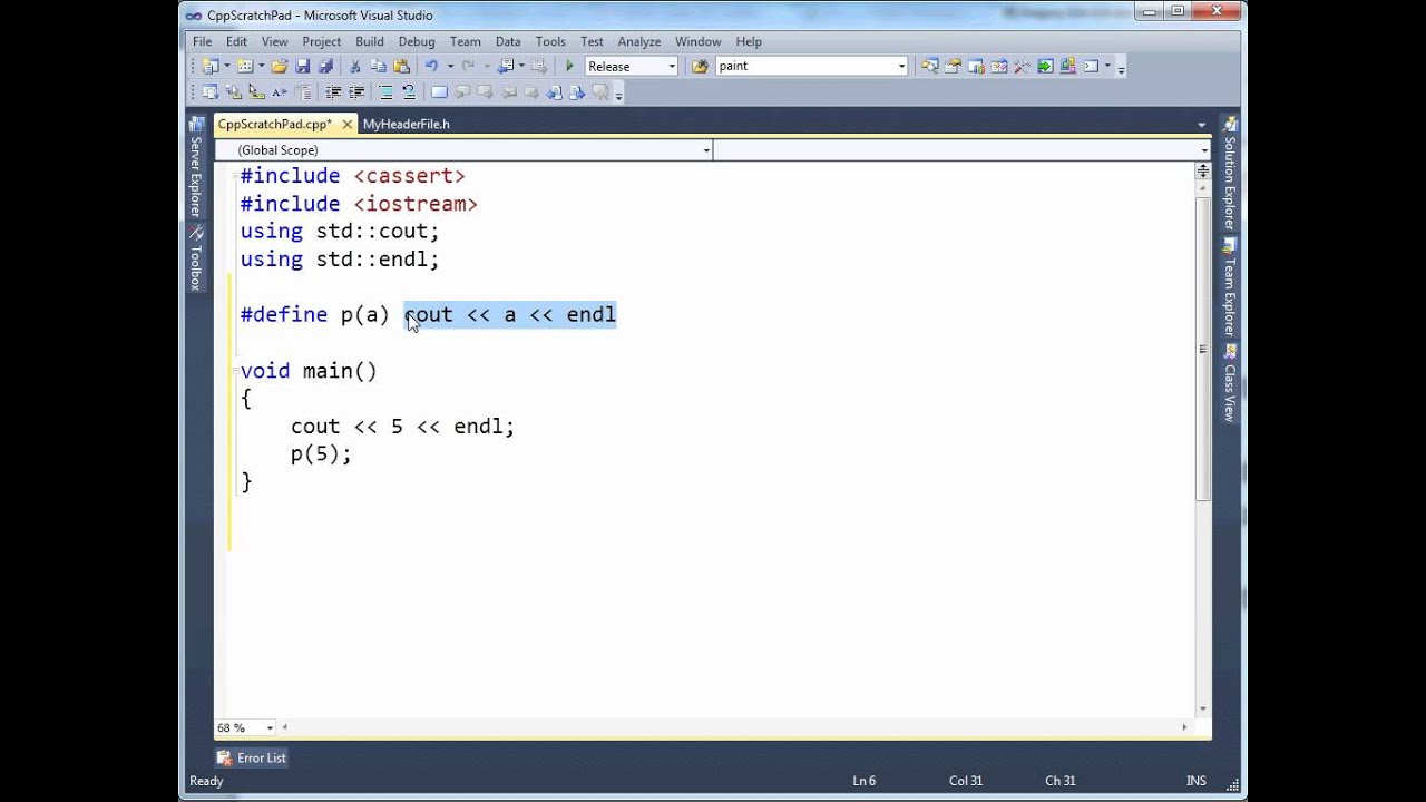 Preprocessor Function Macros
