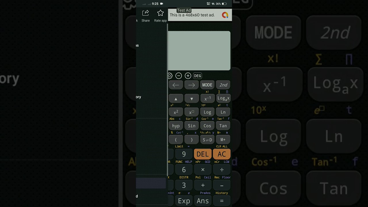 SCIENTIFIC CALCULATOR FOR MOBILE(ANDROID )
