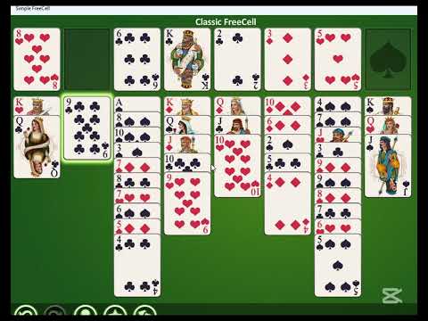 HOW TO PLAY FREECELL SOLITAIRE GAME NO #100225 - LIVE PLAY - RANDOM MODE FOR BEGINNER #freecell