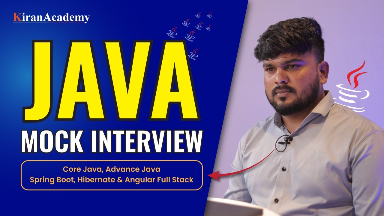 Java Full Stack Interview for Freshers | Core Java, Spring Boot, Angular, SQL | Mock Interview