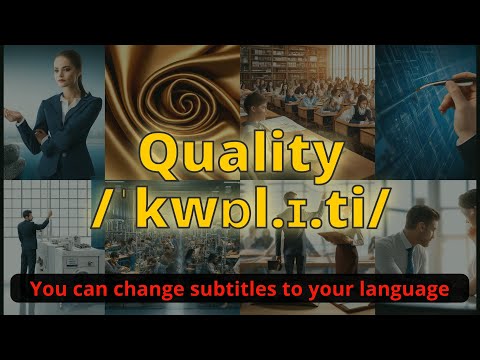 Quality meaning with 5 examples