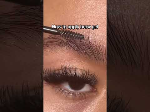 How to apply brow gel! #browgel #makeuphacks #IPSY