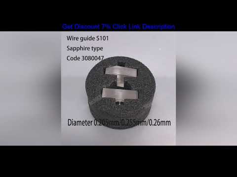 Deal Sodick Parts Sapphire Split Diamond Wire Guide S101Code 3080047 0.255mm for Sodick SSG EDM