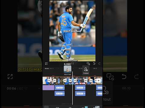Cricket Shorts Easy Tutorial! #shorts #cricket #tutorial #capcut. | Editor Kotiya |