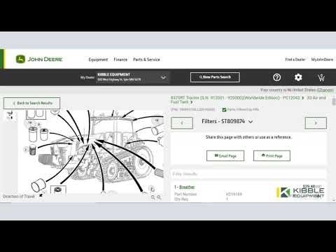 MyJohnDeere New Parts Lookup Tool
