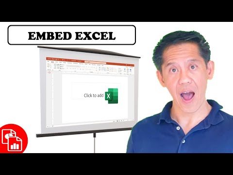 Embed Excel File in PowerPoint