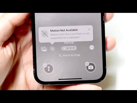 How To FIX Motion Not Available On iPhone Live Wallpaper!