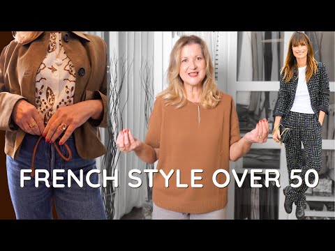 How to Dress PARISIAN Style OVER 50 🇫🇷 | French Women OVER 50 Styling Secrets