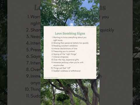 Love Bombing Signs