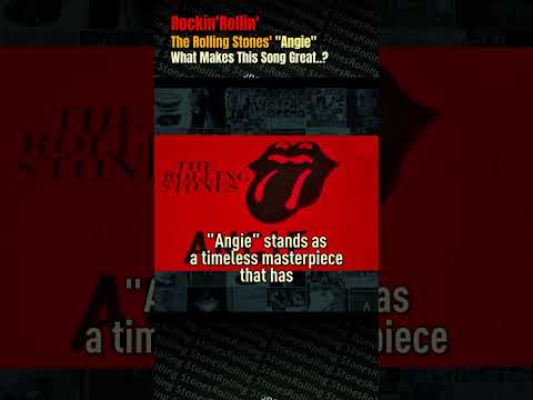 Ep3. The Rolling Stones: What Makes This Song Great? "ANGIE"