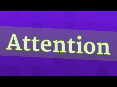 ATTENTION pronunciation • How to pronounce ATTENTION
