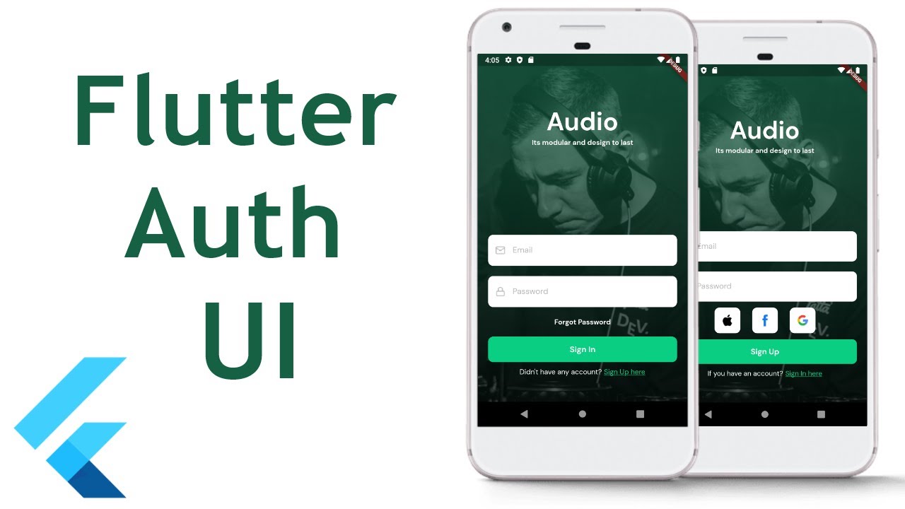 Flutter Auth Speed Code UI
