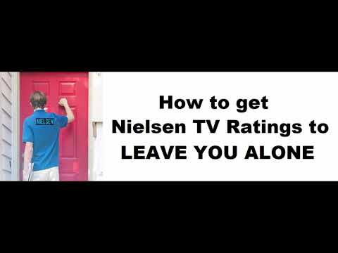 How to get Nielsen TV Ratings to leave you alone!