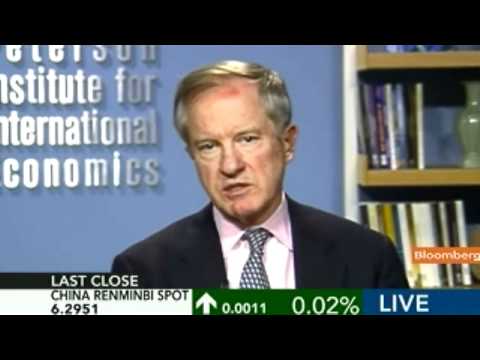 Peterson's Lardy Says China's Growth Rate May Slow