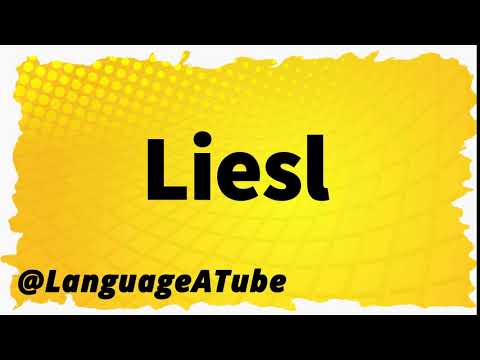 Liesl Pronunciation ⚡️ How To Pronounce Liesl!