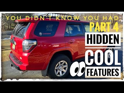 Toyota 4Runner Totally Cool and Hidden Features • you didn’t know you had! Part #4