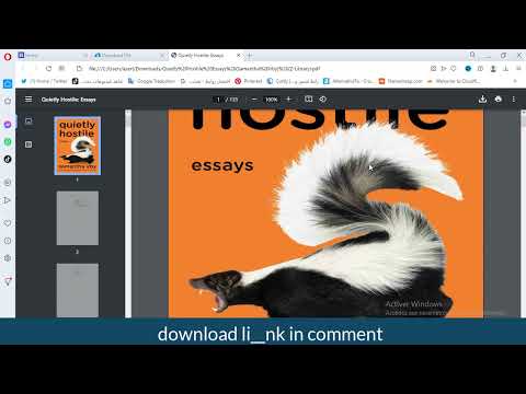 Download Quietly Hostile Books: Essays pdf 2023