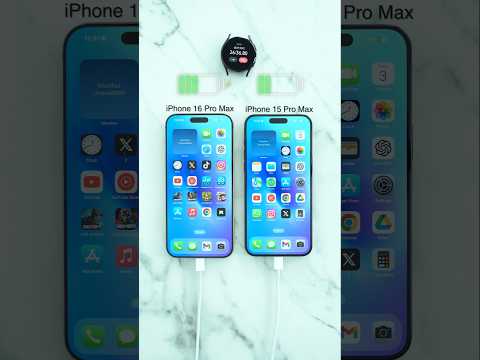 iPhone 16 Pro Max vs iPhone 15 Pro Max Charging Test πͺ«π