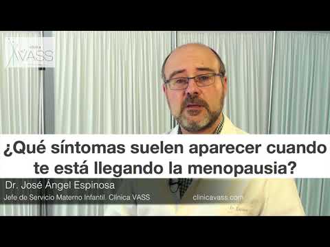 ¿Qué síntomas suelen aparecer cuando te está llegando la menopausia?