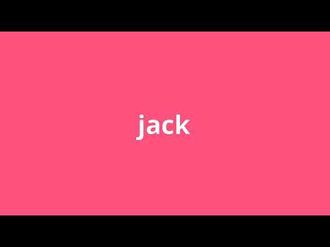 what is the meaning of jack.