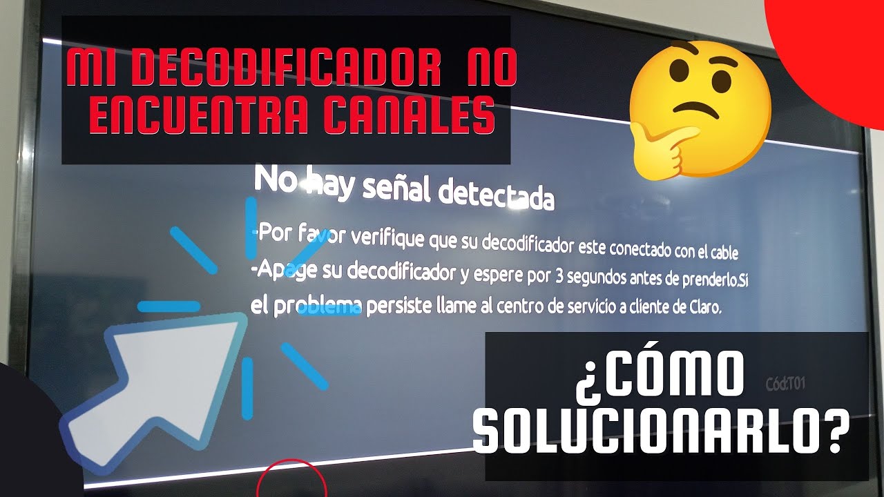 ¿Tu decodificador Claro no encuentra canales? Solución 2026 😳📺