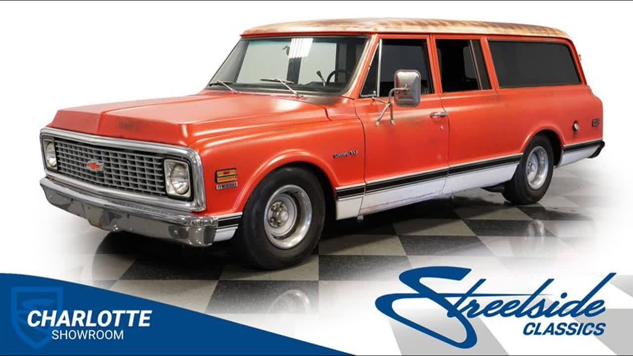 1972 Chevrolet Suburban Patina Restomod 10023-CHA for sale | Charlotte, Atlanta, Dallas, Tampa,...