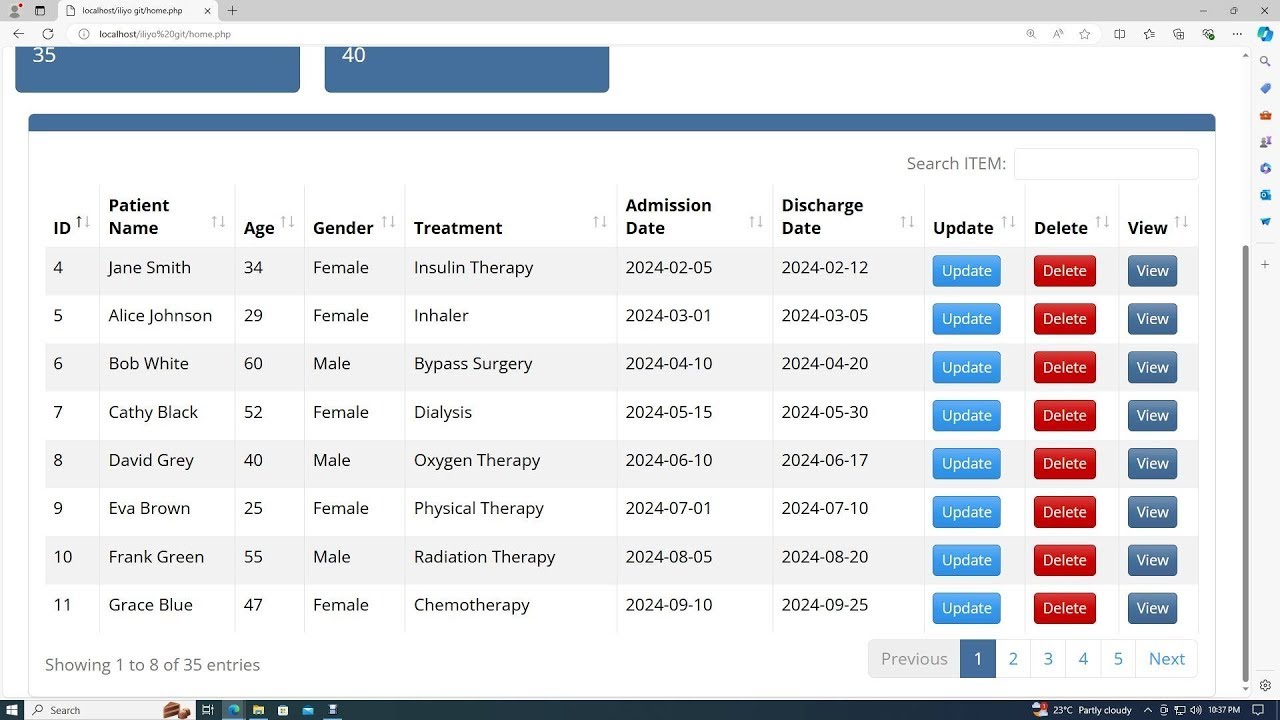 Bootstrap 5 Datatable with API | Fetch Data from Backend Server using JavaScript
