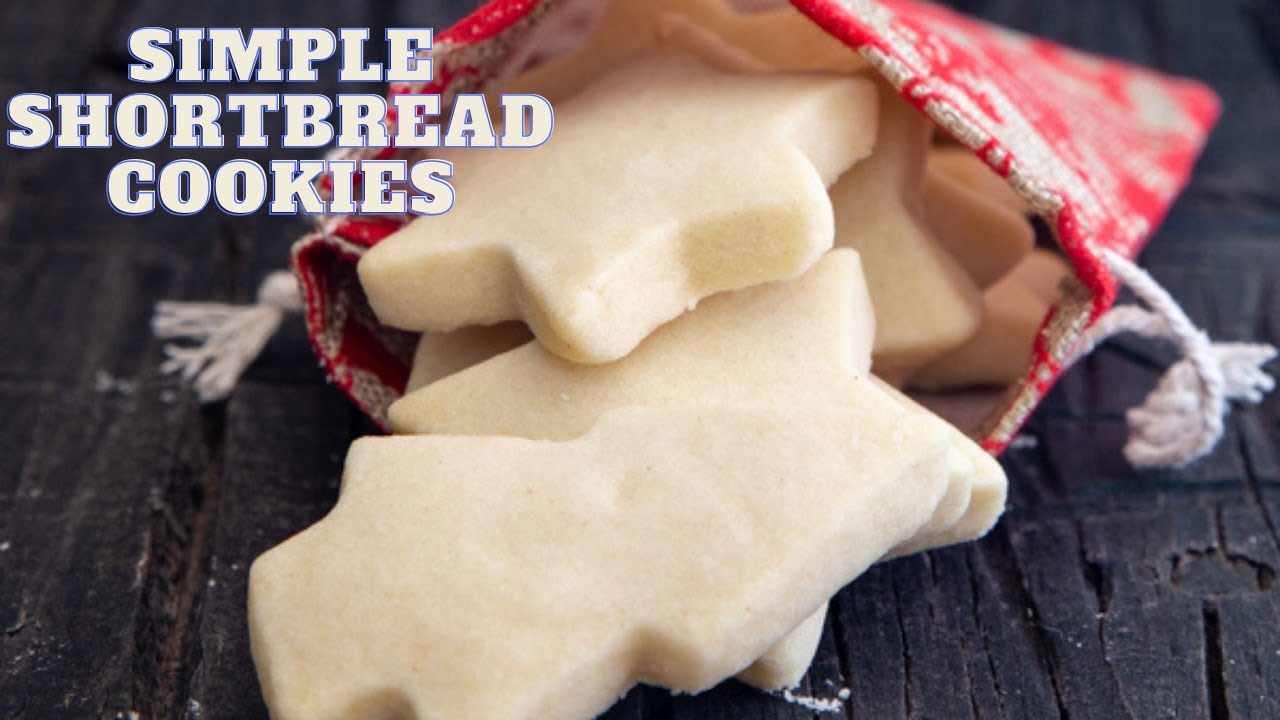 SIMPLE SHORTBREAD COOKIES I 12 Weeks of Christmas cookies!