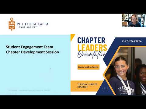 PTK Chapter Development Session: Chapter Leaders Orientation 2023