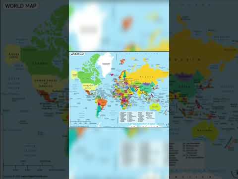 World Map:Political map of ๐ |