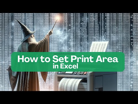 How to Set Print Area in Excel (Including Multiple Ranges)