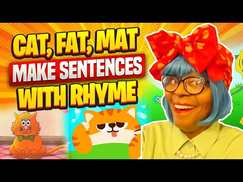 Fun with "AT" Words | Make Sentences With Rhyme